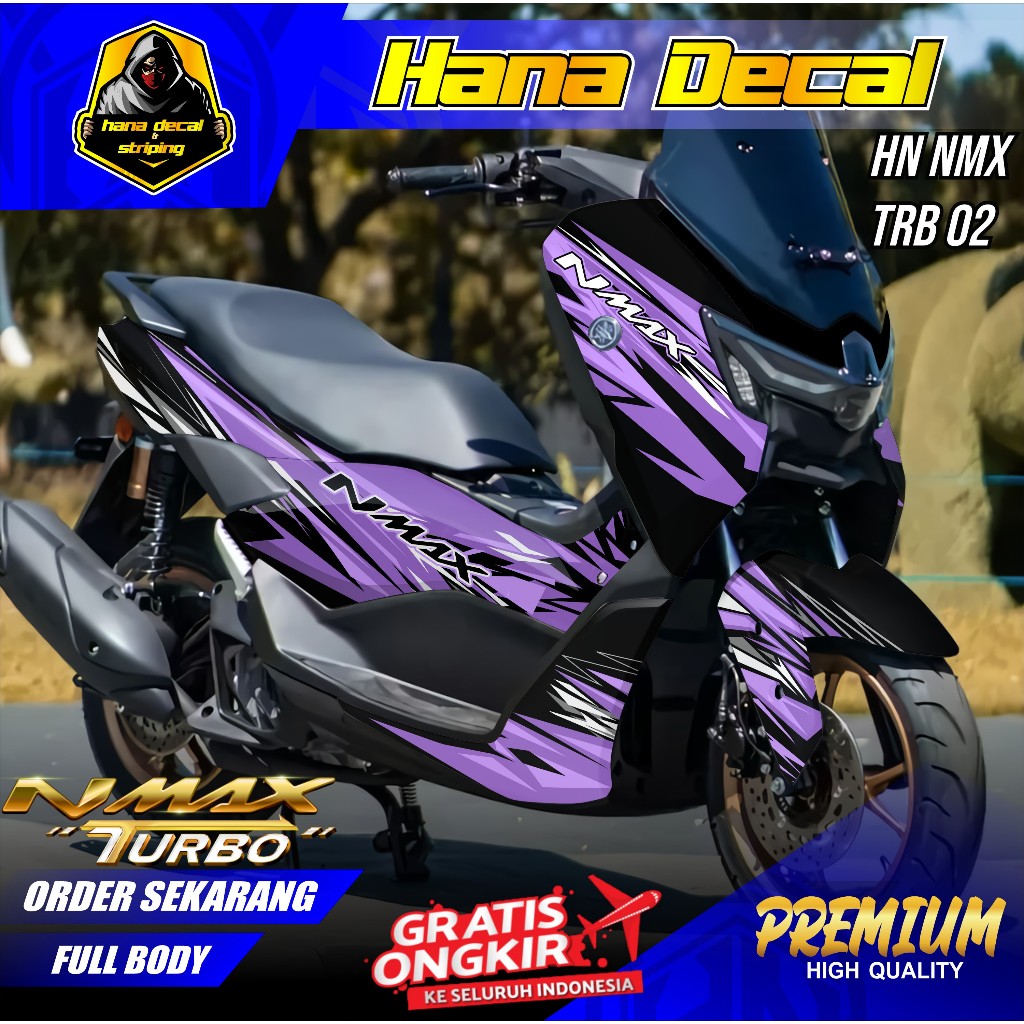 Fullbody Decal Sticker for Yamaha Nmax Turbo Neo 155 2024 2025, Nmax ...