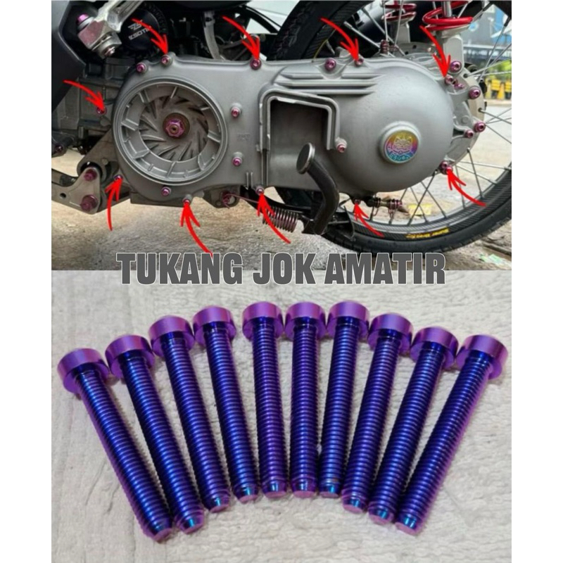 Titanium Bolts for CVT Yamaha NMAX / AEROX OLD and NEW Lexci Price (10 ...