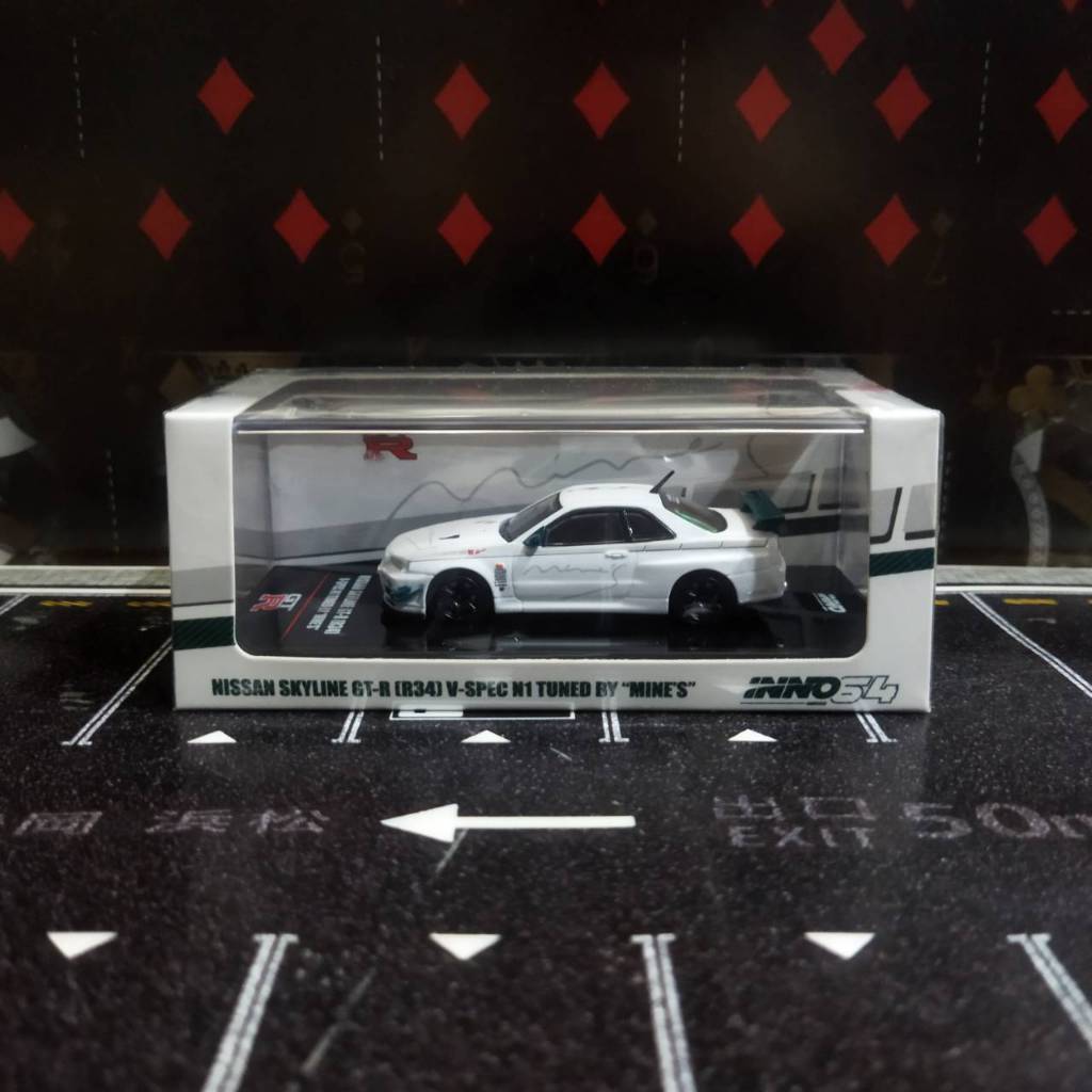 Inno 64 Nissan Skyline GT-R (R34) V-Spec N1 Tuned By "Mine's" - Mini ...