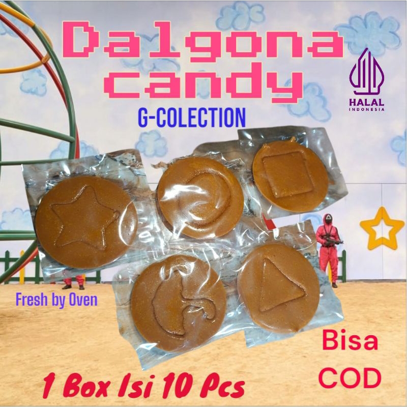 Dalgona Candy Squid Game Viral Round Candy 1 Box Contains 10 Pcs | Shopee Philippines