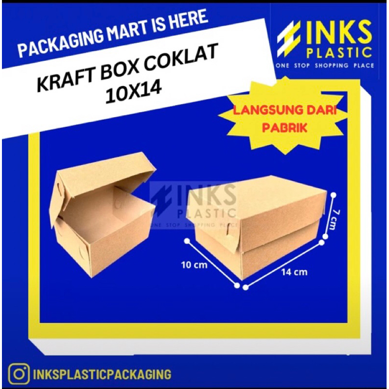 Kraft 10x14 AQUA SNACK BOX (10) | Shopee Philippines