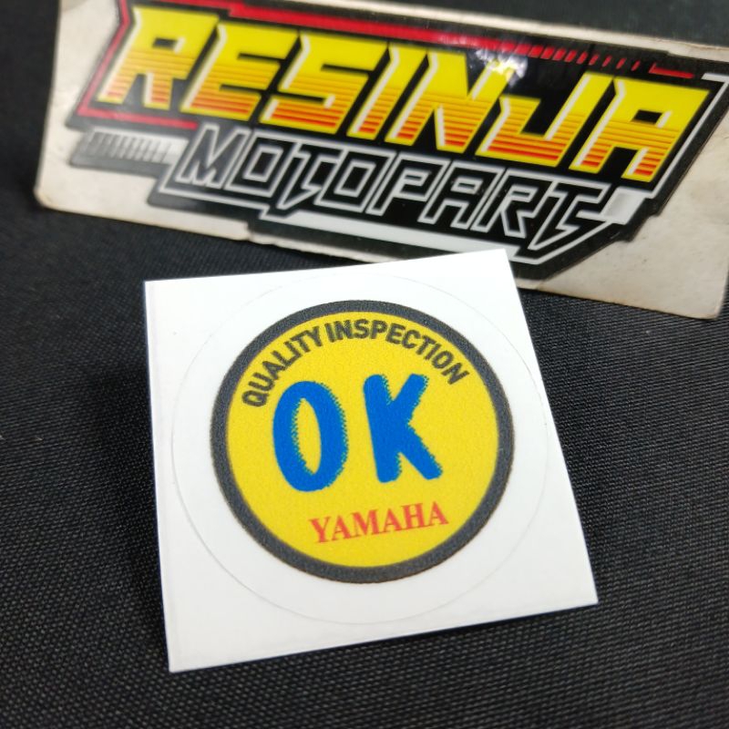 Original Yamaha OK Logo Sticker Ritrama | Shopee Philippines
