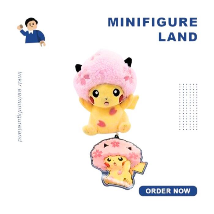 Pokemon Center Tokyo DX Exclusive Plush Pikachu Doll Sakura Afro ...