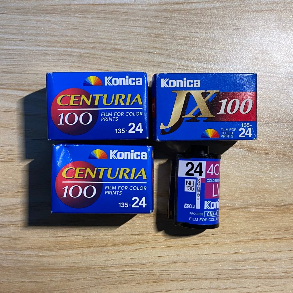 EXPIRED Roll Film Konica Centuria JX LV, ISO 100 400, 24 EXP 35mm ...