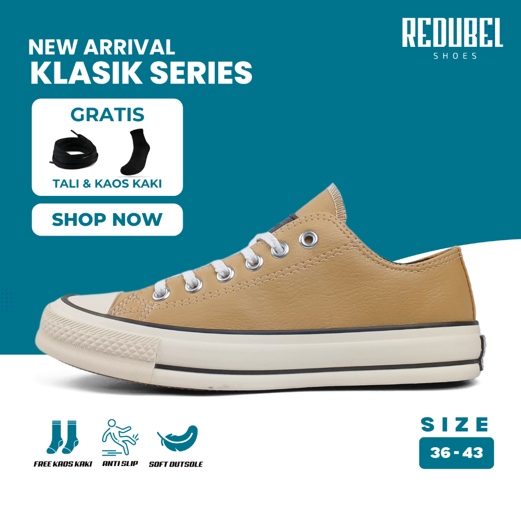 Converse Low Chuck Taylor Leather Cream Shoes - Classic Casual Sneakers ...