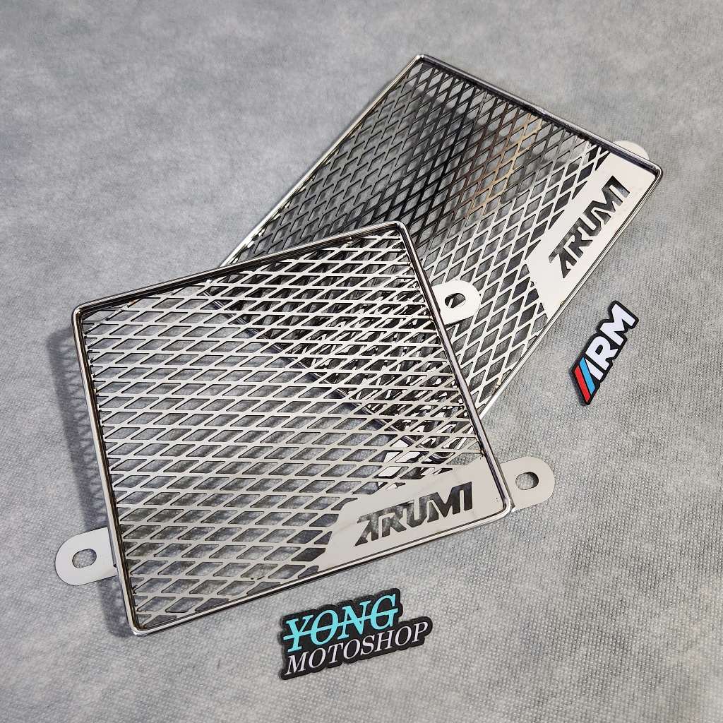 DIAMOND EXPANDED RADIATOR COVER FOR AEROX NMAX VARIO PCX 150 ARM ARUMI ...