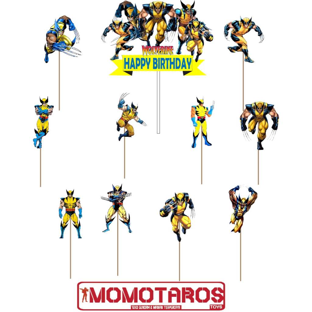Wolverine solo cake Topper set | Shopee Philippines