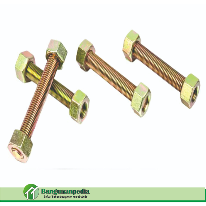 Yellow nut bolts M6 M8 M10 Various sizes | Shopee Philippines