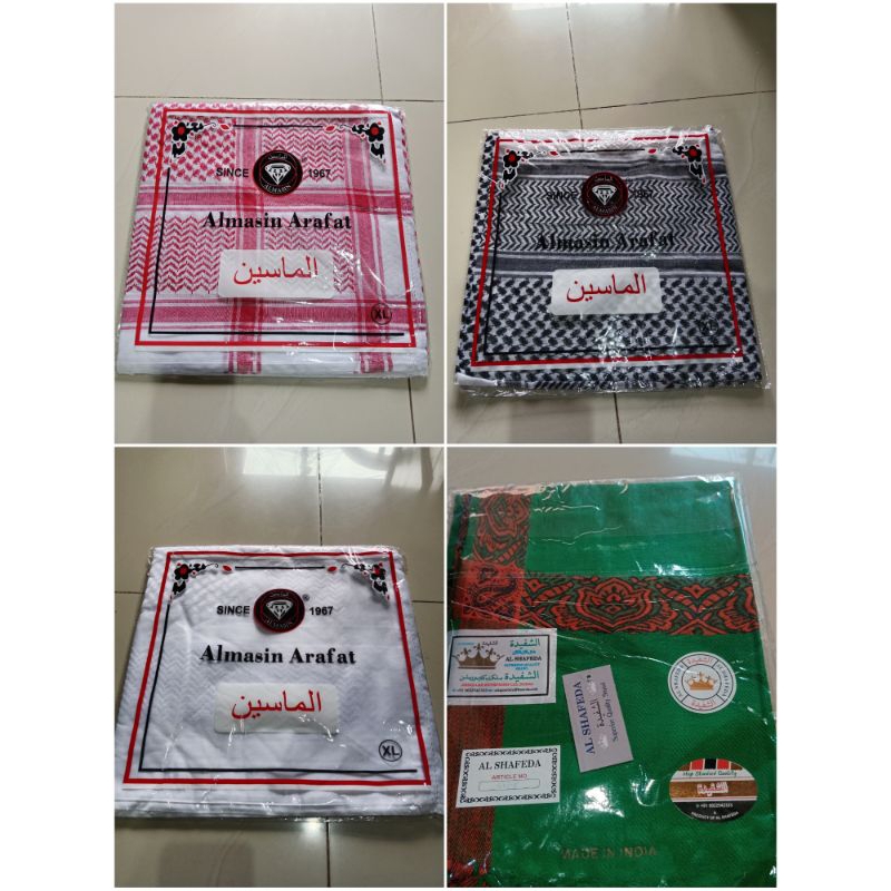 MERAH HIJAU PUTIH HITAM PREMIUM TORBAN/SPECIAL GREEN ALSHAFEDA TORBAN ...