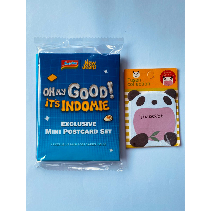 Newjeans set official mini postcard mpc photocard set njz indomie ...