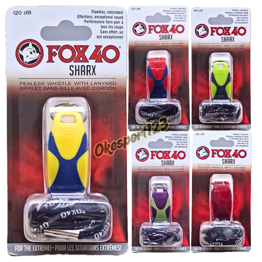 FOX40 SHARK PLUIT – Loud & Clear Sound Whistle for Referee & Trainer ...