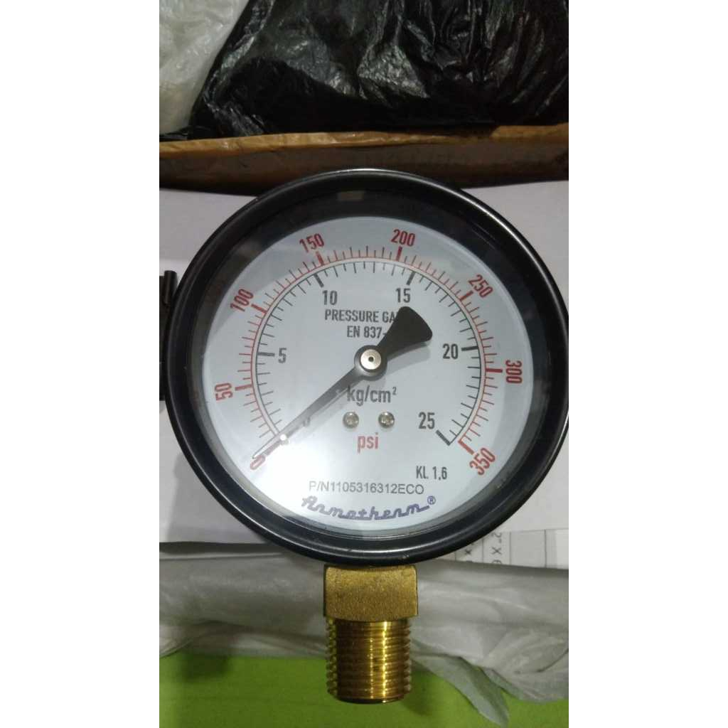 Manometer / Pressure Gauge 350 psi iron | Shopee Philippines