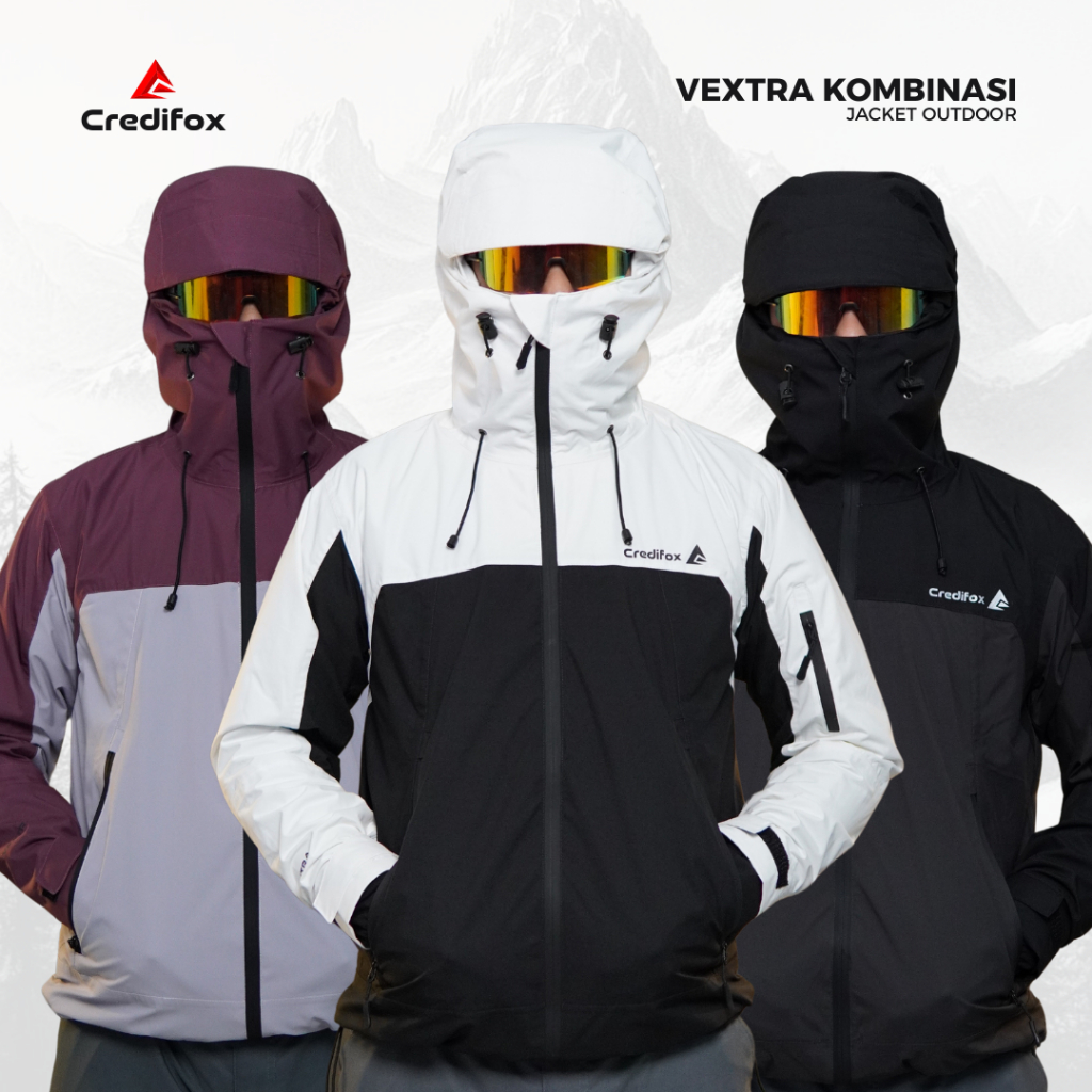CREDIFOX VEXTRA Series Gorpcore Jacket COMBINATION Taslan Balloon ...