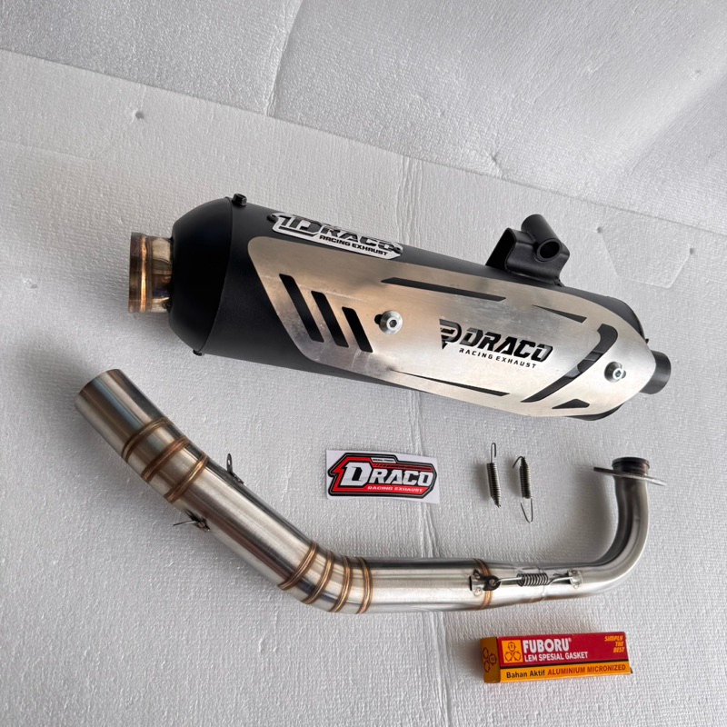 Draco standard racing exhaust in 38 mm Vario aerox nmax vario160 pcx ...