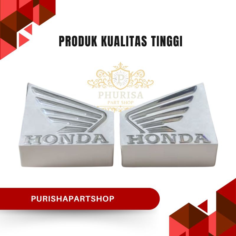 A PAIR OF HONDA WINGS GARUDA LOGO EMBLEMS HONDA WING VARIO HONDA WING ...