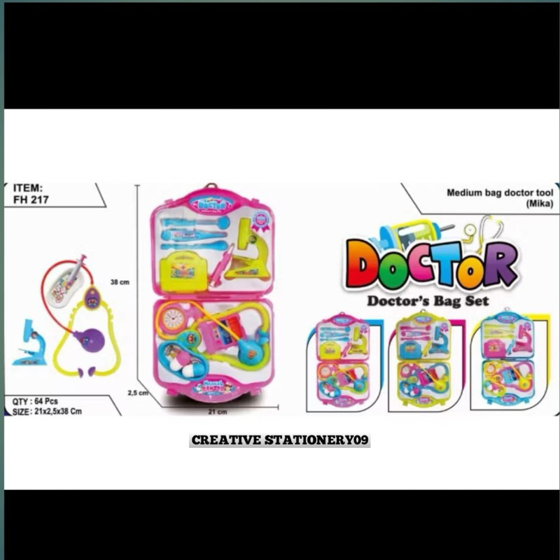 Children's Toys Complete Doctor's Suitcase Bag / Doctor's Bag Complete ...