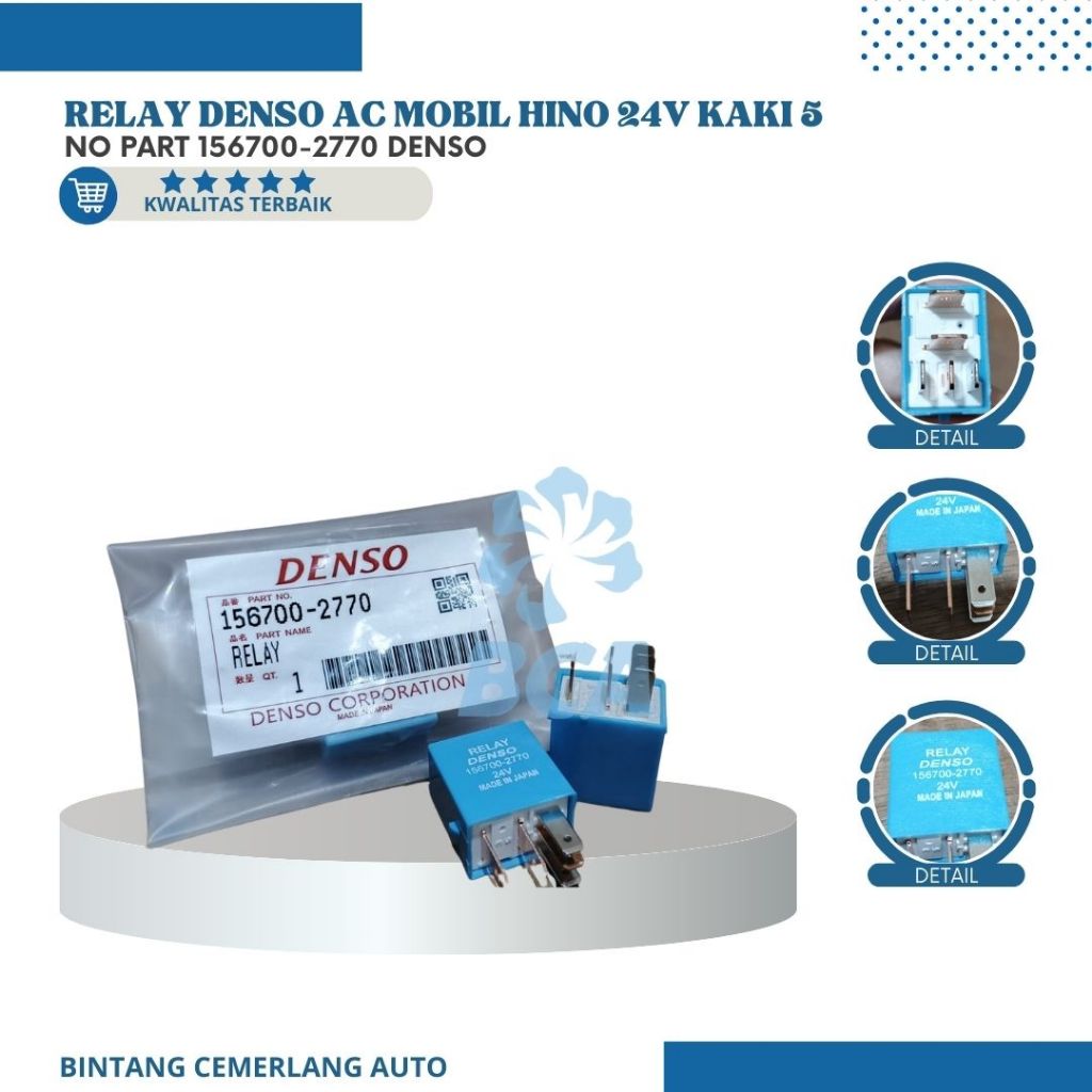 DENSO RELAY for Toyota Hino 5 Leg 24 Volt DENSO Car AC | Shopee Philippines
