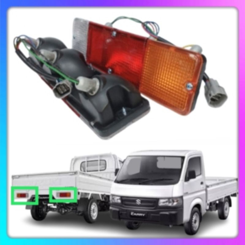 REAR LIGHTS / STOP LIGHTS SUZUKI NEW CARRY / MEGA CARRY PAIR RIGHT AND ...