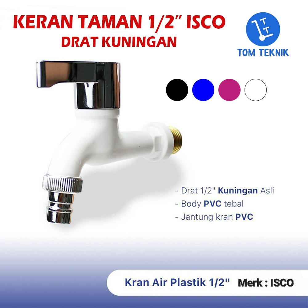 Brass Thread Water Tap Garden Wall Faucet 1/2 inch Crank Model | Shopee ...