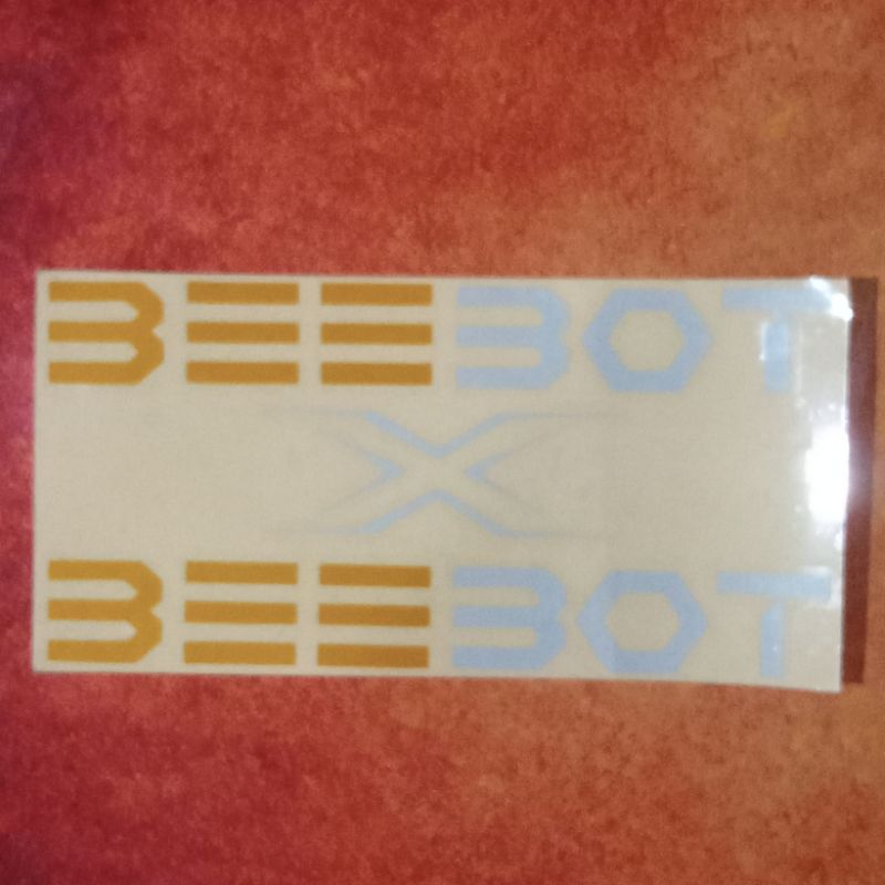 BEEBOT X BEEBOT Cutting Sticker | Shopee Philippines
