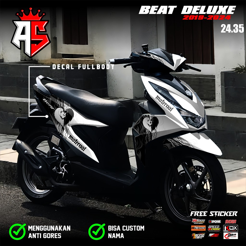 NEWEST Decal Sticker Beat DELUXE STREET 2020 2021 2022 2023 2024 Full ...