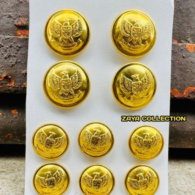 CODE D86O PDU Buttons Garuda Ceremony Uniform ButtonsLurahKadesCamat ...