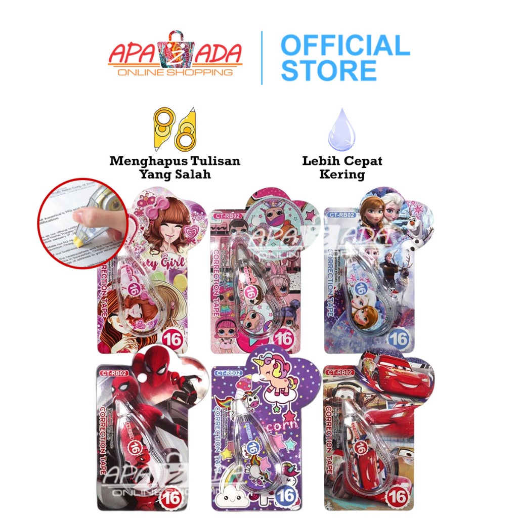 Children's Character Correction Tape /Typex Roll / Correction Tape ...