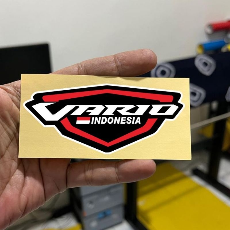 Visor logo Vario 125, Vario 150, Vario indonesia, sticker on, motorbike ...