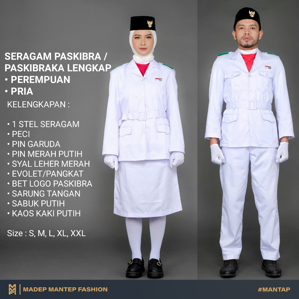 PASKIBRA PASKIBRAKA Uniform Complete Paskibra Uniform Paskibraka ...