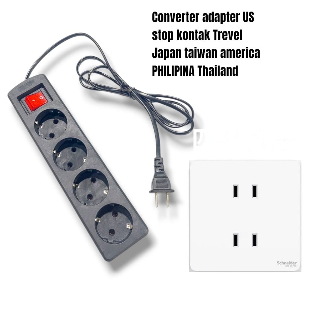 AEBRAND Japanese Electric PLUG 2 pin Feet Taiwan America Canada China ...
