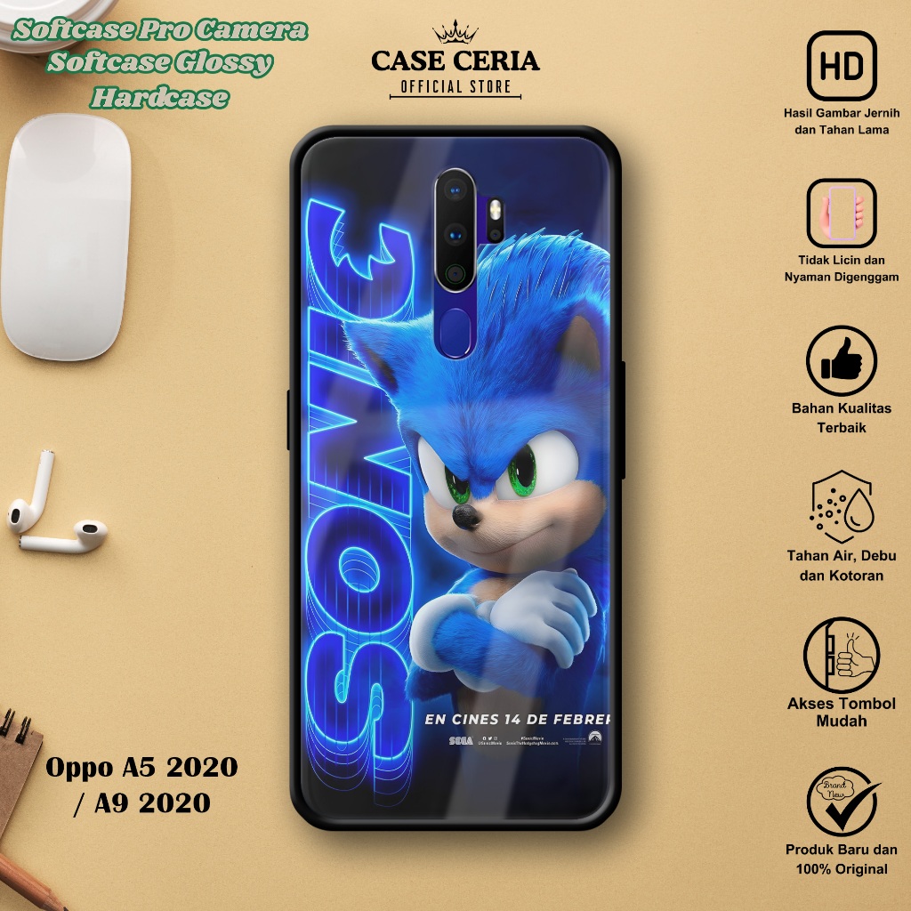 Case For Oppo A5 2020 / A9 2020 - HP SONIC Casing – Softcase Pro Camera ...