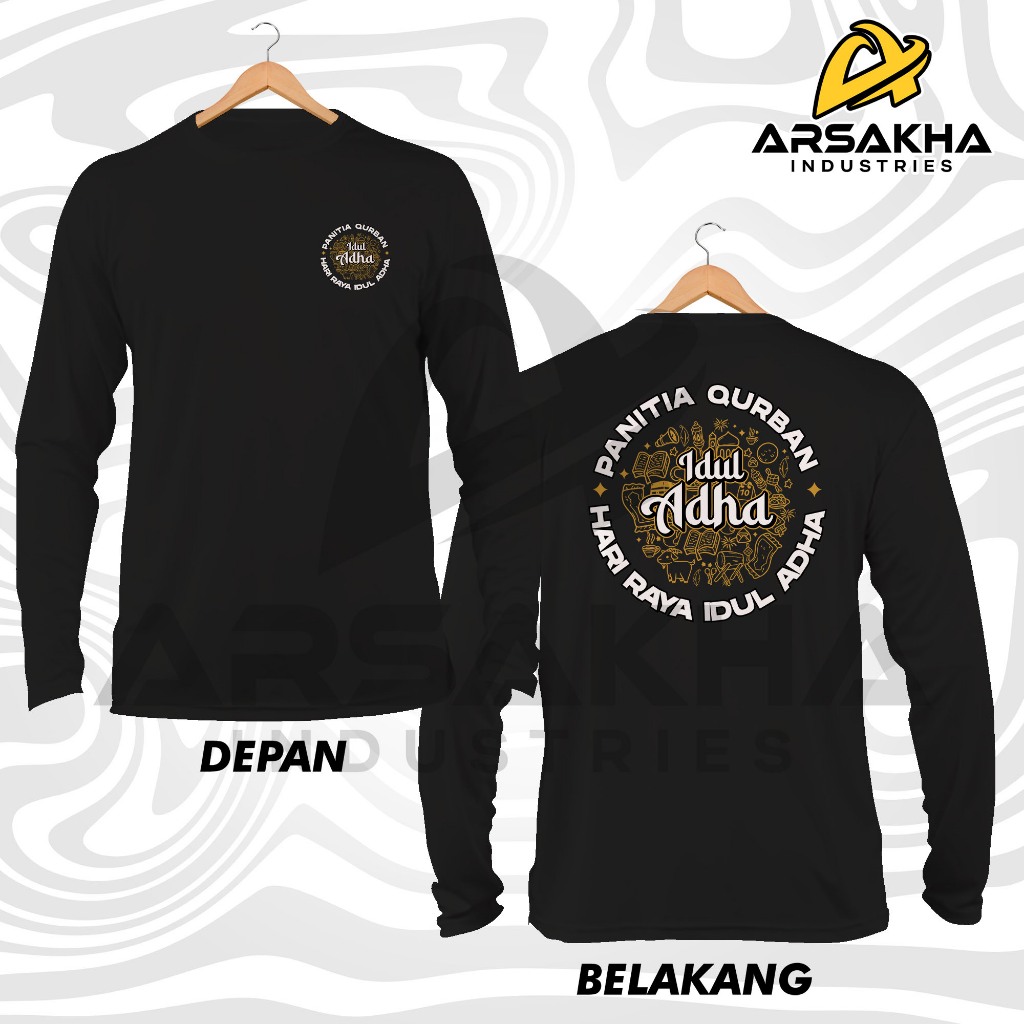 KATUN Eid al-Adha Hari raya Qurban Committee Long Sleeve T-shirt Combed ...