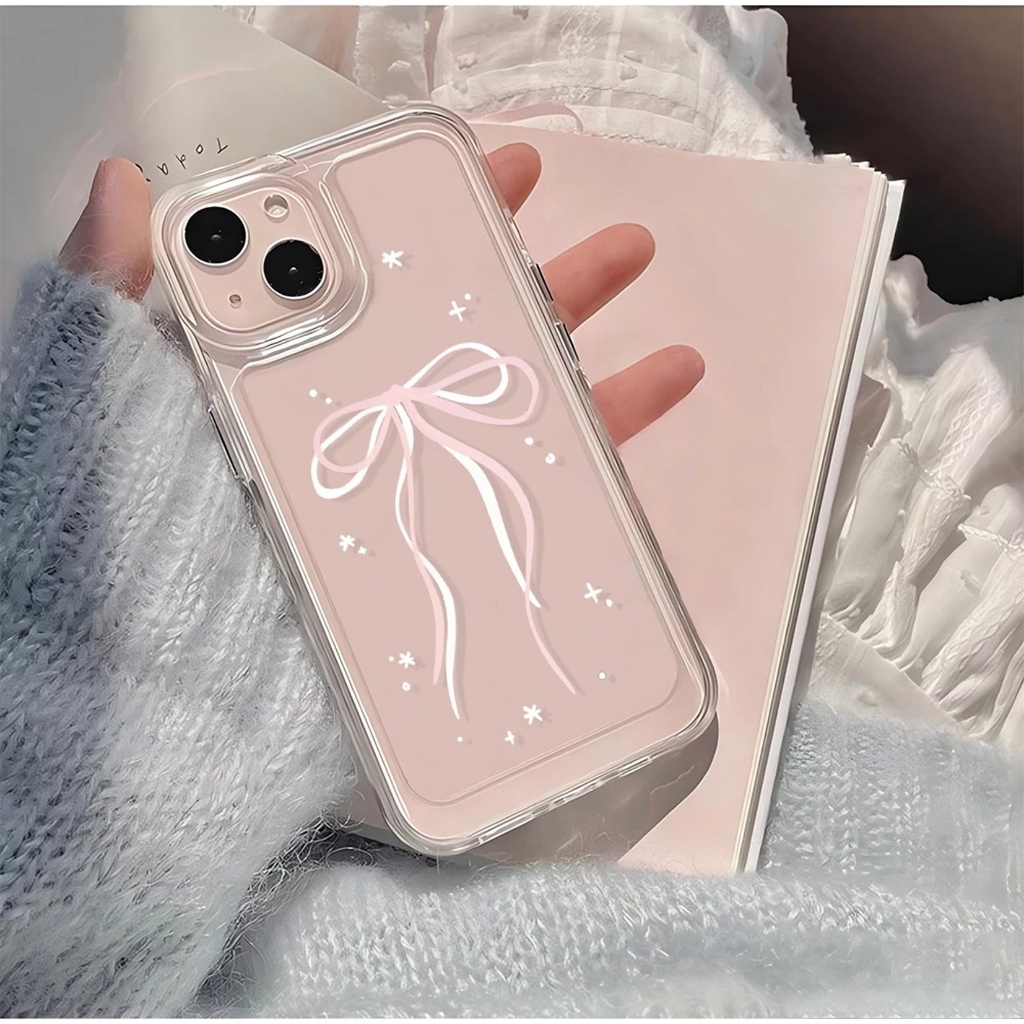 HP Softcase Cute Clear Bow Tie Phone Case Tecno Camon 40 Spark GO 1 20C ...
