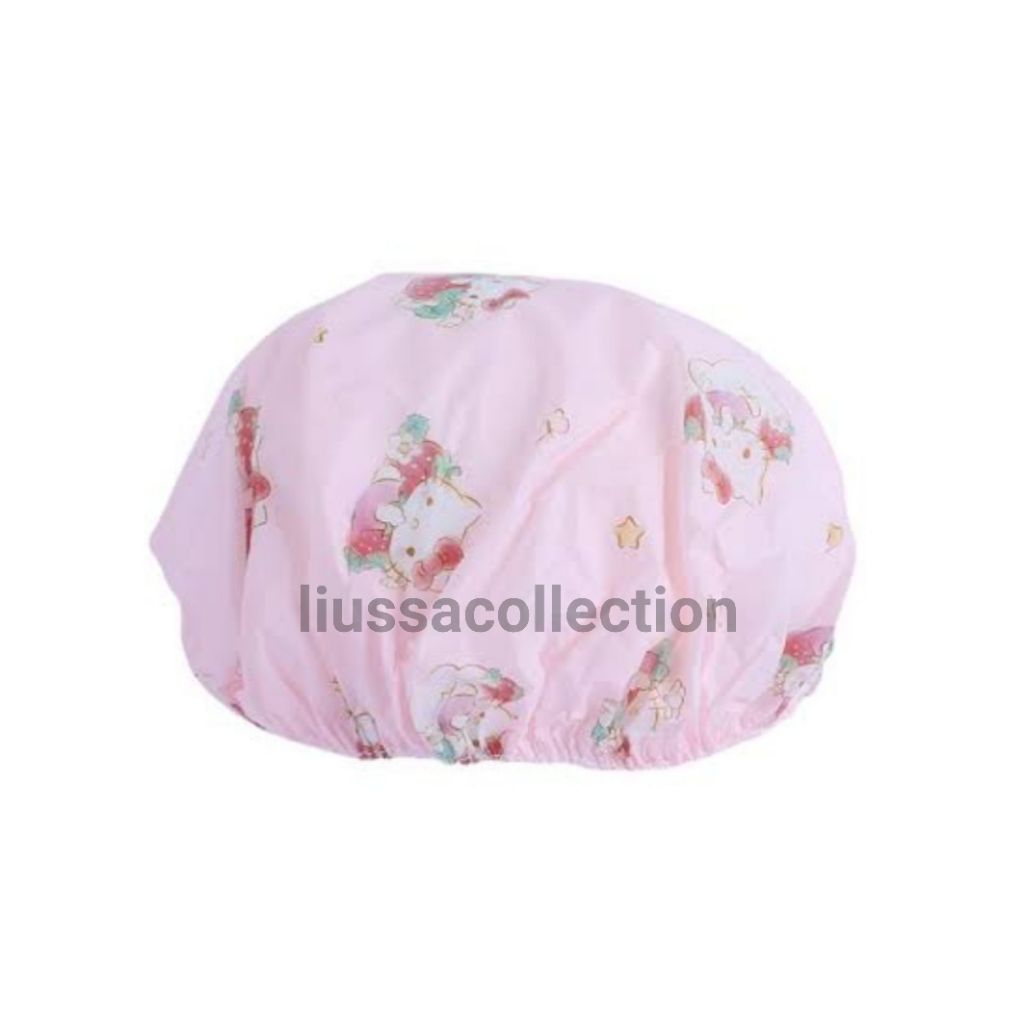 MINISO Shower Cap - Sanrio Characters Strawberry Collection Shower Caps ...