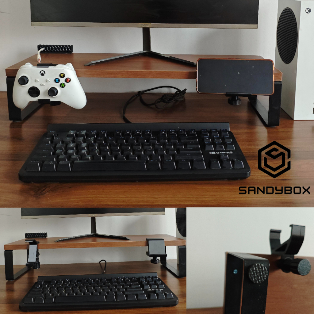 Minimalist Wooden Monitor Stand | Computer Laptop Desk Rack | 60 / 80 ...