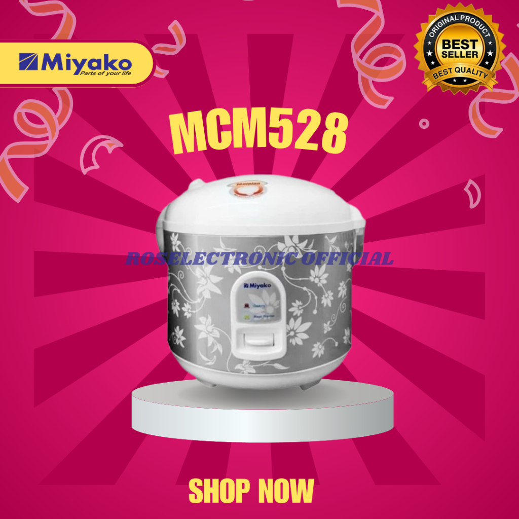 MIYAKO RICE COOPER FLOWER MCM528 1,8L/MCM 528/MCM-528/MAGIC COM MIYAKO ...