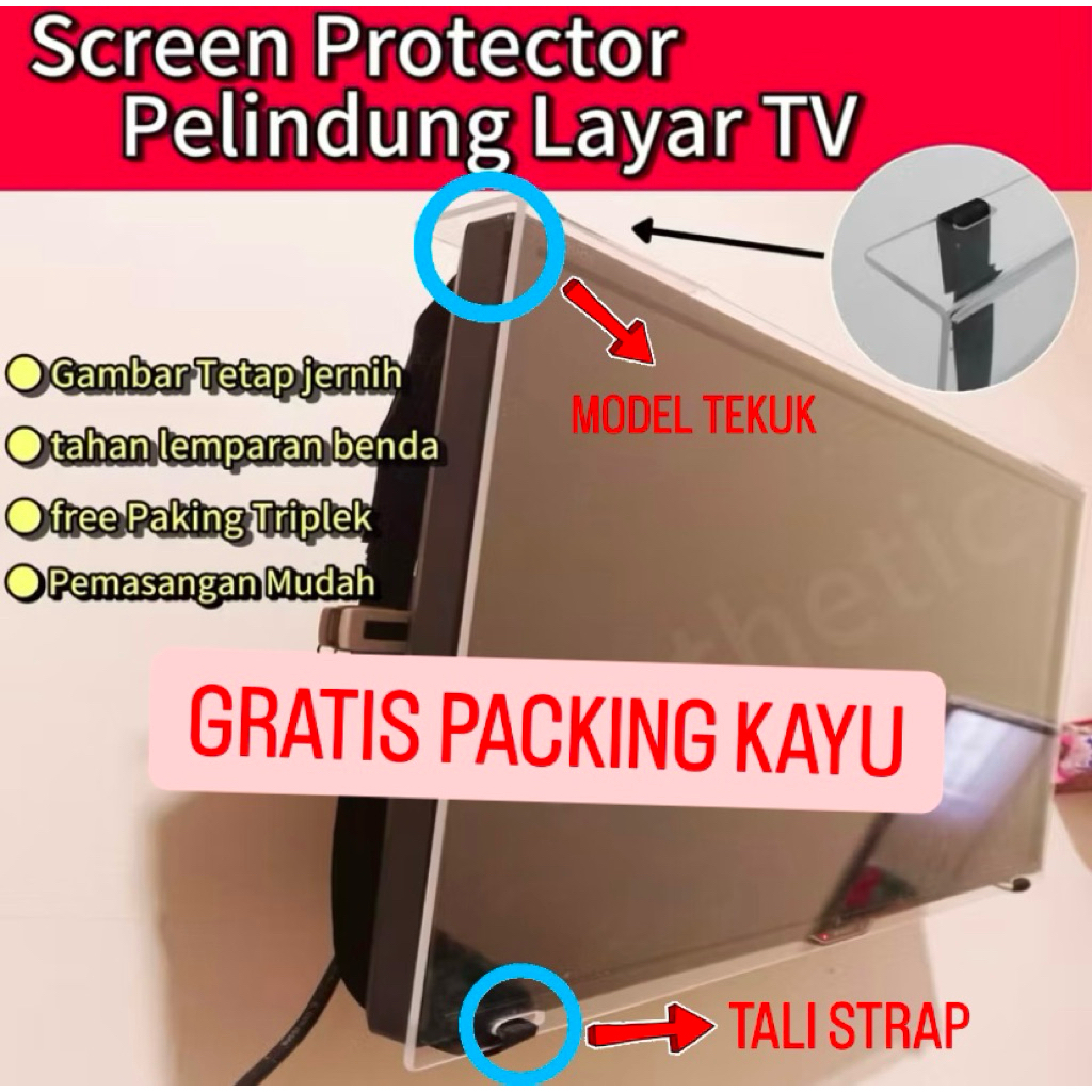 LAYAR LED TV screen Protectors of various sizes - TV Protective Cover ...