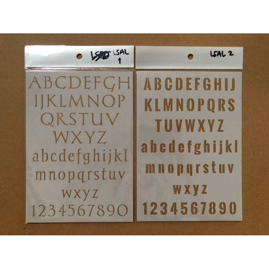 Limited Stock Alphabet Stencil Alphabet Letters | Shopee Philippines