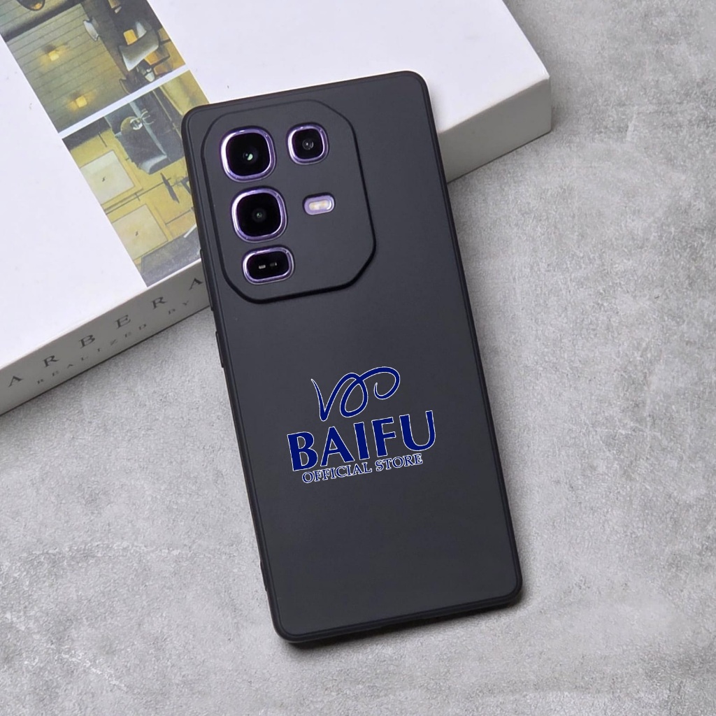 Infinix Note 50 Pro 4G Softcase Macaron Square Black / Case Square Edge ...