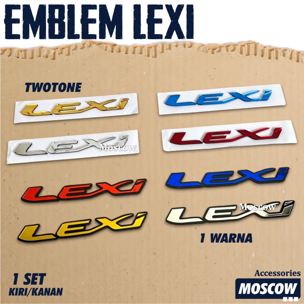LEXI EMBLEM YAMAHA LEXI RAISED LOGO NOT LEXI STICKER MOTORCYCLE EMBLEM ...
