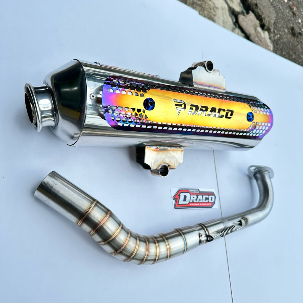 Draco standard racing exhaust in 38 VARIO Aerox beat mio scoopy nmax ...