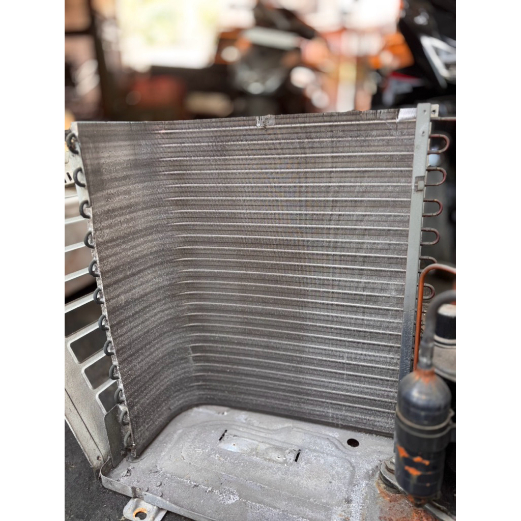 Original LG R22 R410 COPPER ac condenser, original removal | Shopee ...