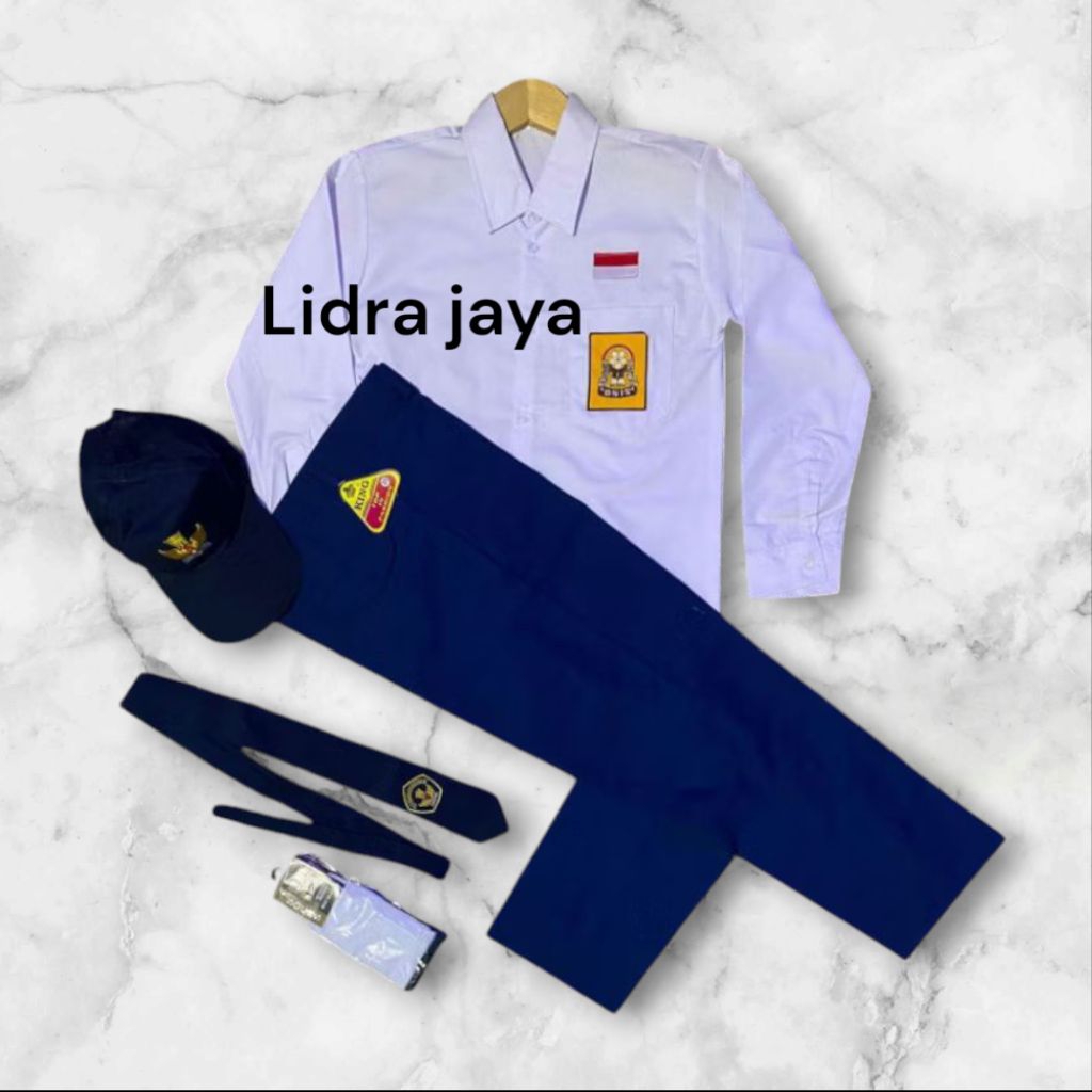 SUPER COMPLETE JUNIOR HIGH SCHOOL CLOTHES BLUE SMP TROUSERS AND SCHOOL ...