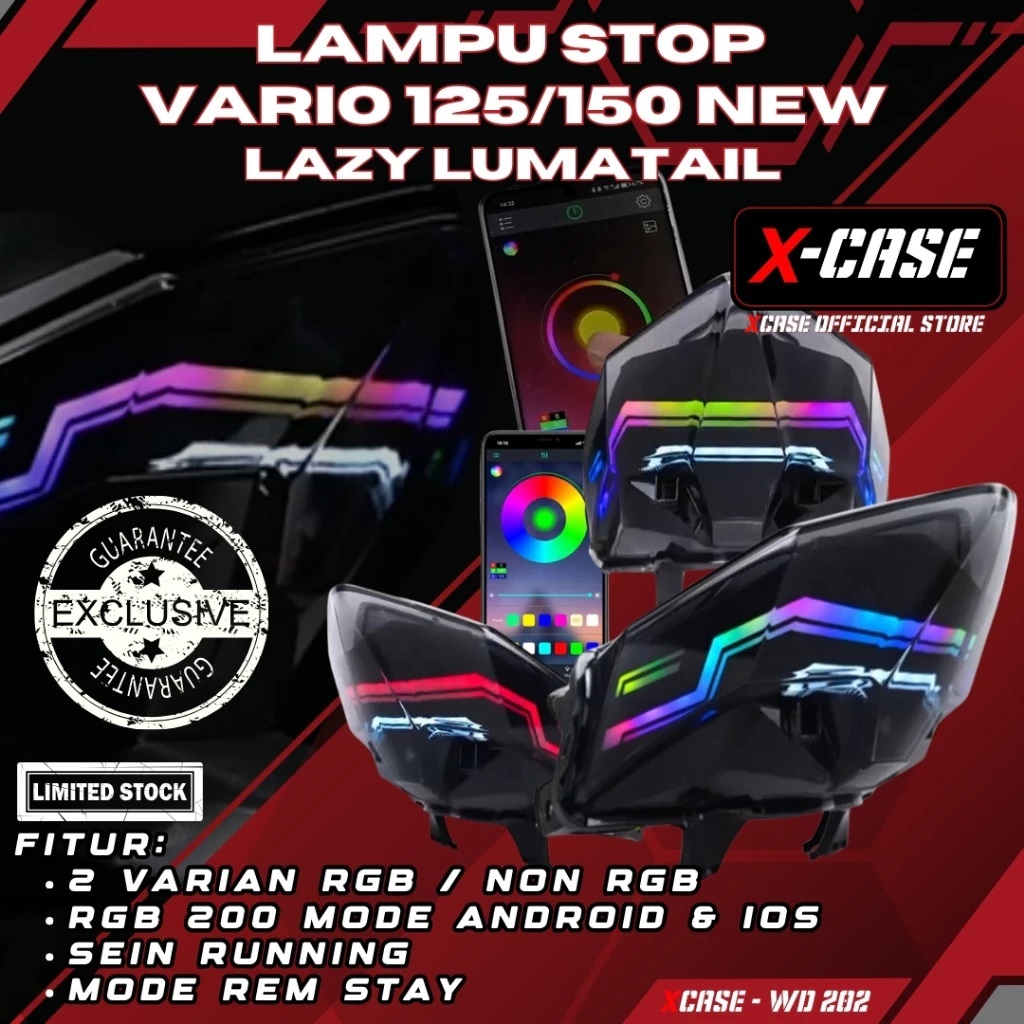 Stoplamp Lazy Vario New 1 Color 3 in 1 Running Signal PNP Just Plug in ...
