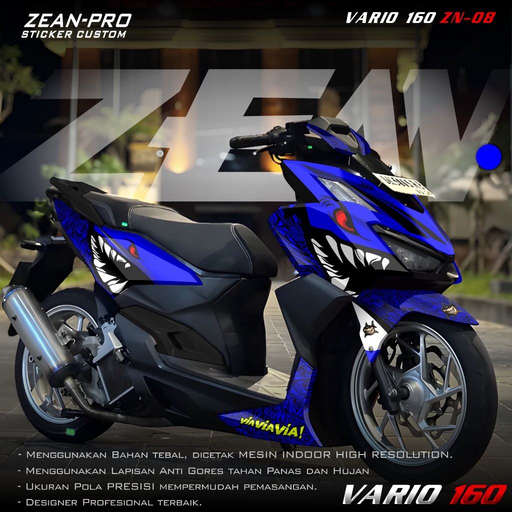 NEWEST Sticker Decal Vario 160 2022 2023 2024 Full Body - Decal Sticker ...