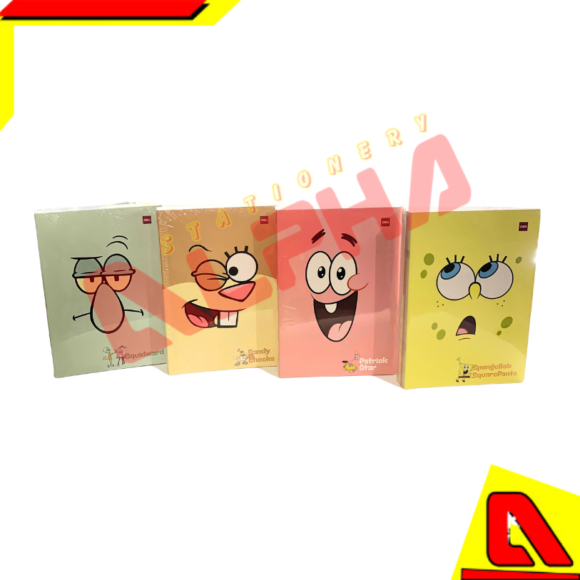 WRITING BOOK DELI STRIPED BOOK CONTENTS 42 B5 BOXY SERIES SPONGEBOB 2 ...