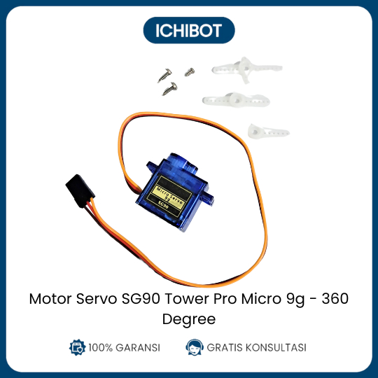 SG90 Tower Pro Micro 9g Servo Motor - 360 Degree | Shopee Philippines