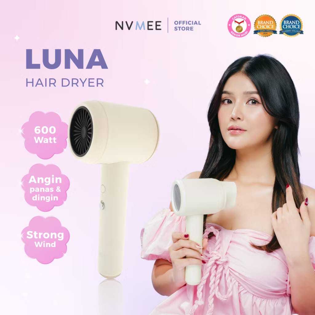 ️ MEMEY ️ NVMEE Luna Hair Dryer Strong Wind & Low Wat | Shopee Philippines