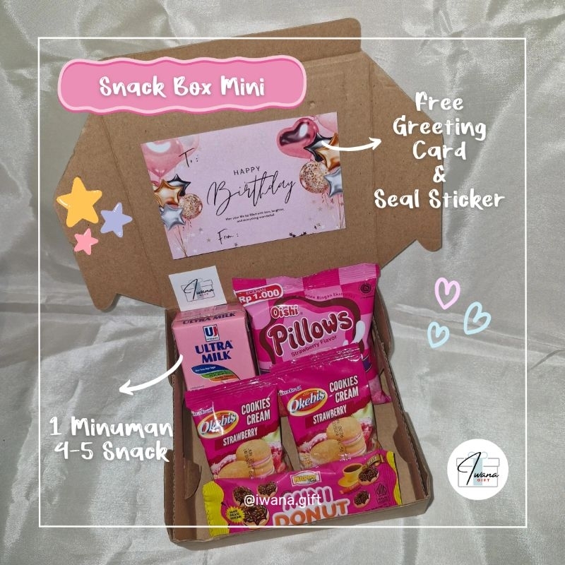 Mini Snack Box / Mini Gift Box / Birthday Gift Box / Graduation Gift ...