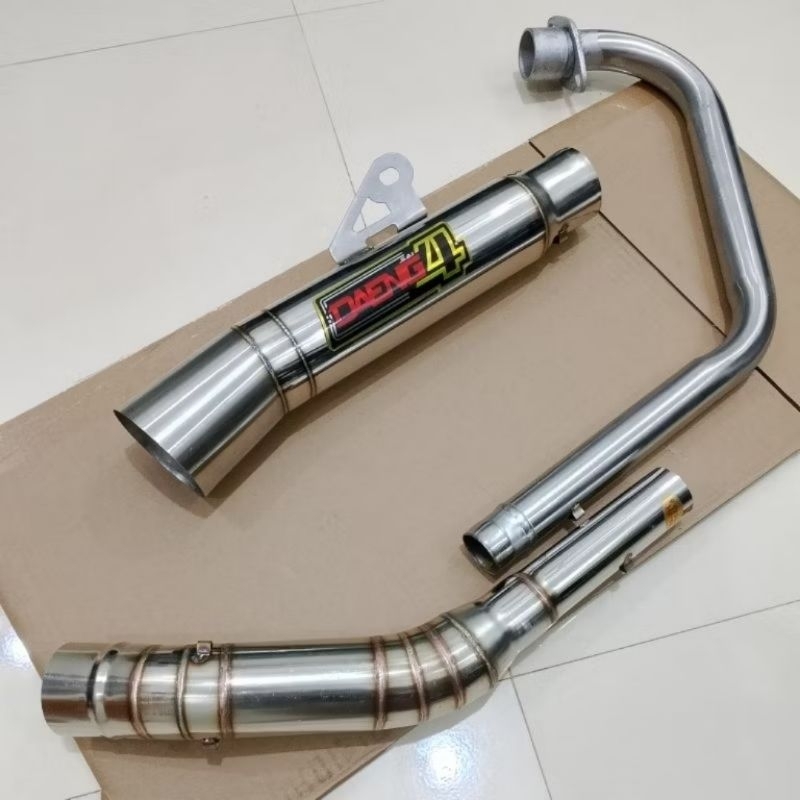 Daeng sai4 Condition OPEN Tube type pipe Rusi_TC125 150skygo bajaj Tmx ...